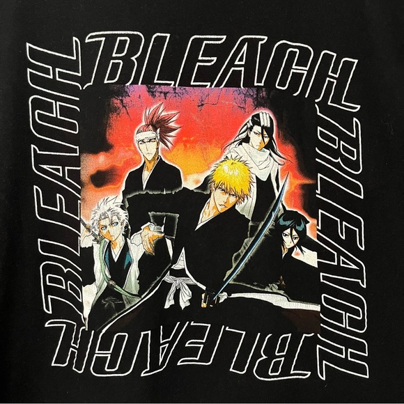 Shirts | Vtg Bleach Anime Tee Ichigo Kurosaki Graphic T Shirt Y2k Black ...